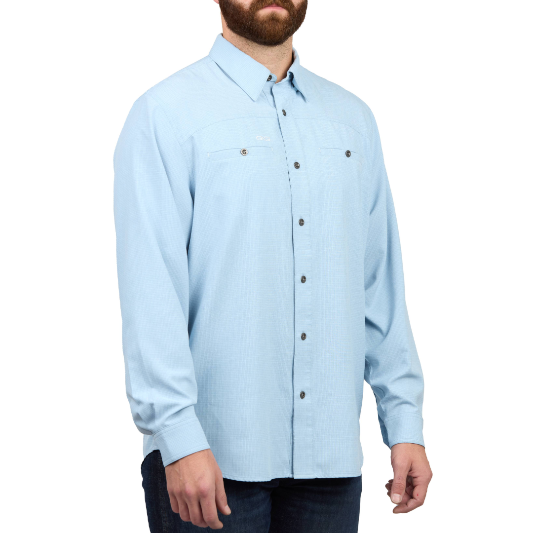 Coastal Blue Maverick Shirt | Long Sleeve – GameGuard Ordering Portal