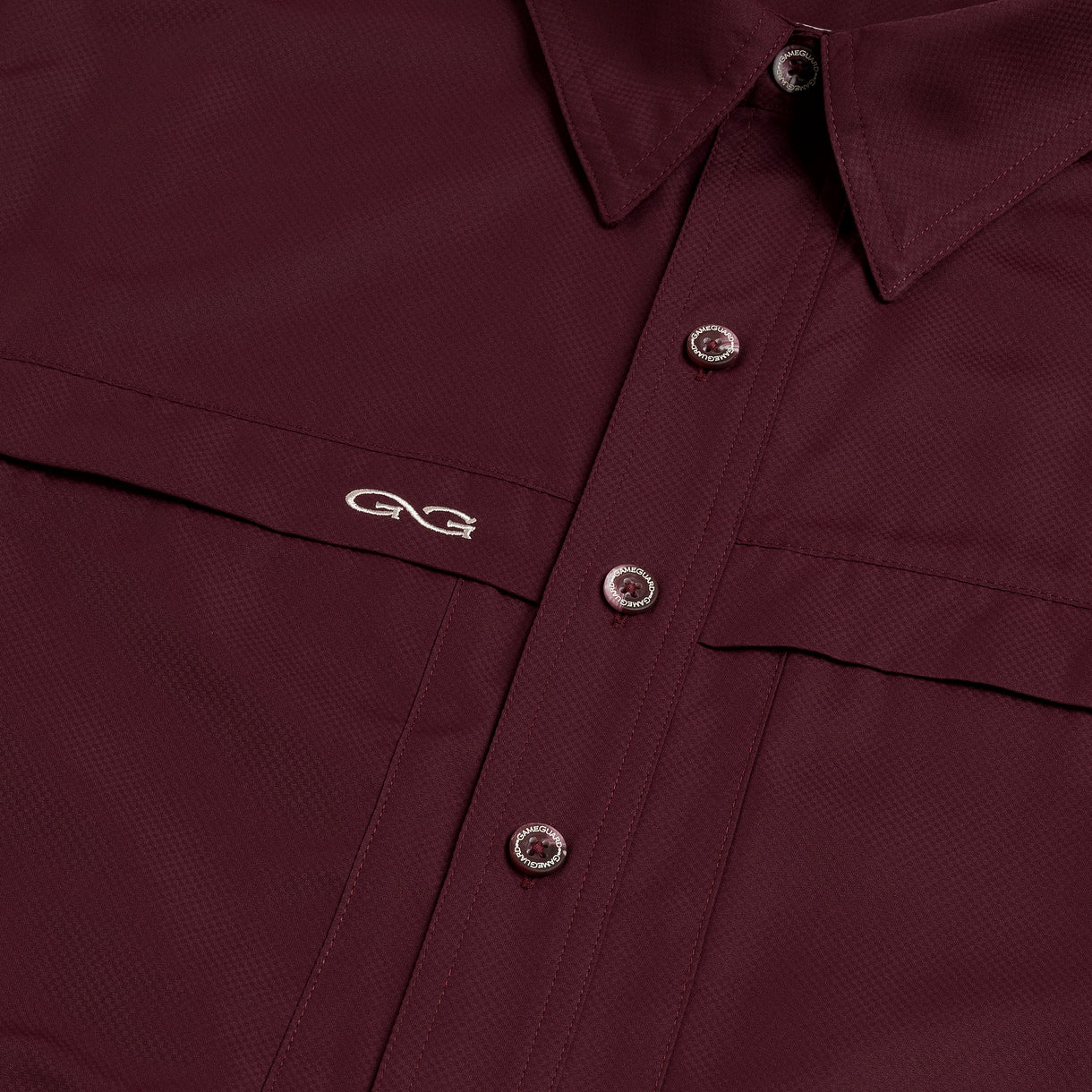 Maroon MicroFiber Shirt | GameGuard Fishing Shirt – GameGuard Ordering ...